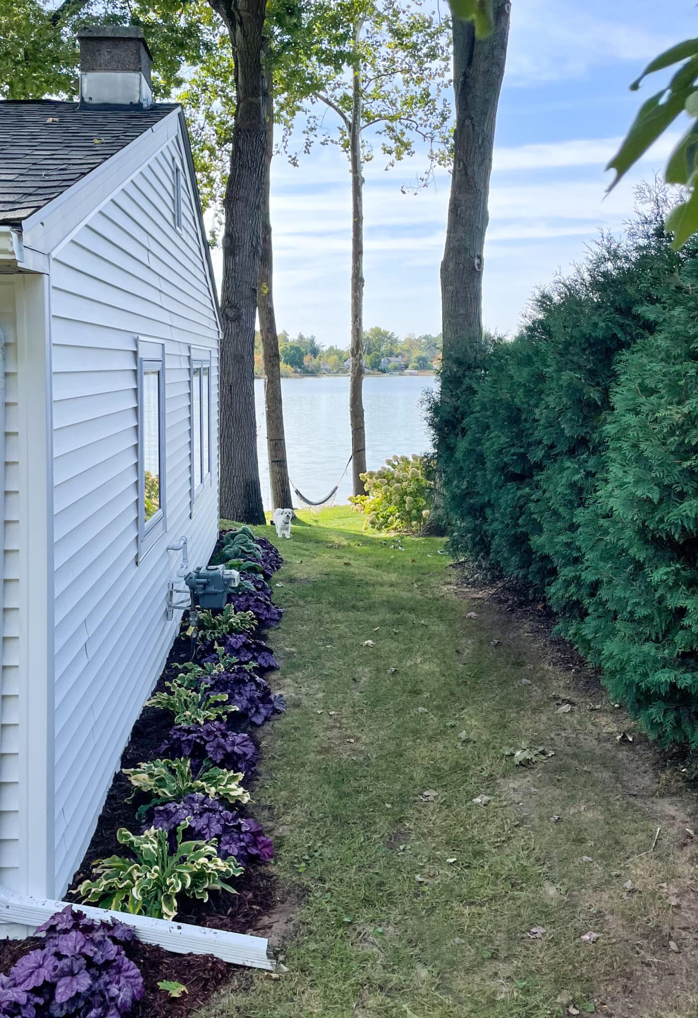 Lake Cottage Landscaping Plans - The Lilypad Cottage